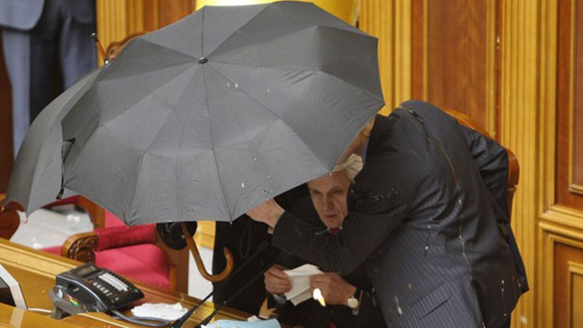 Ukrainian Parliament Brawls | Fox News