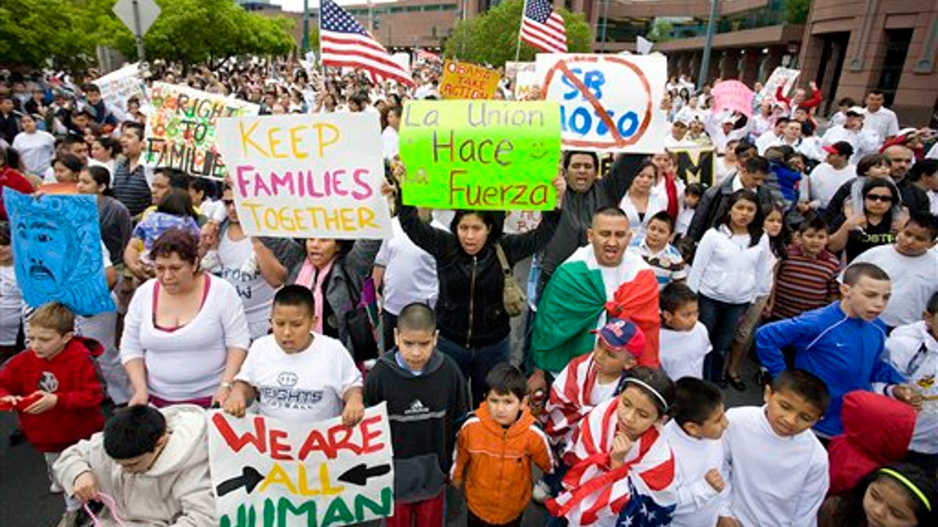 Immigrants' Rights Activists Take to the Streets on May 1 | Fox News
