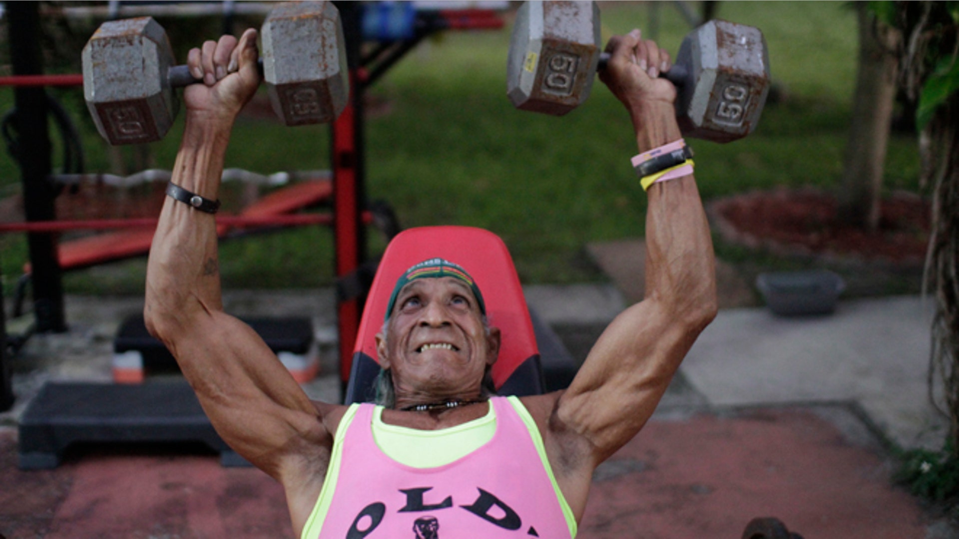 This competitive bodybuilder isn't your run-of-the-mill senior citizen ...