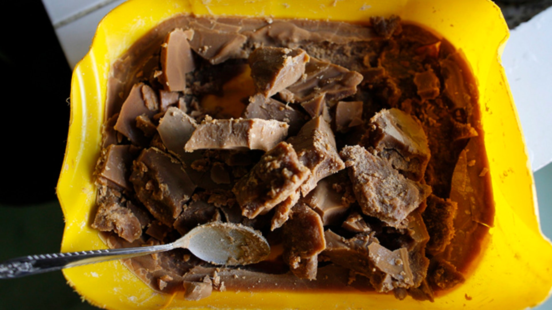 A look at coca paste production at small lab in mountains of Colombia ...