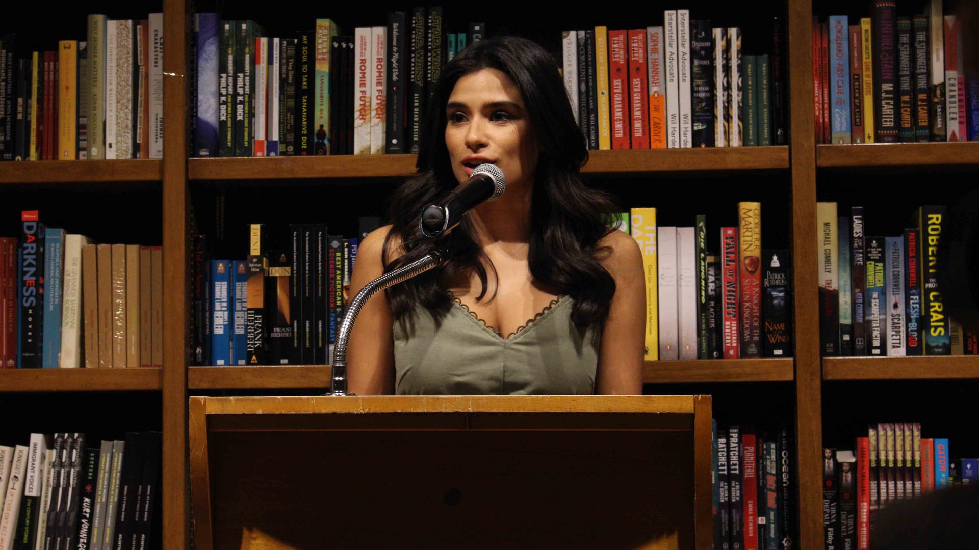 Diane Guerrero at her book signing 'In the Country We Love: My Family ...
