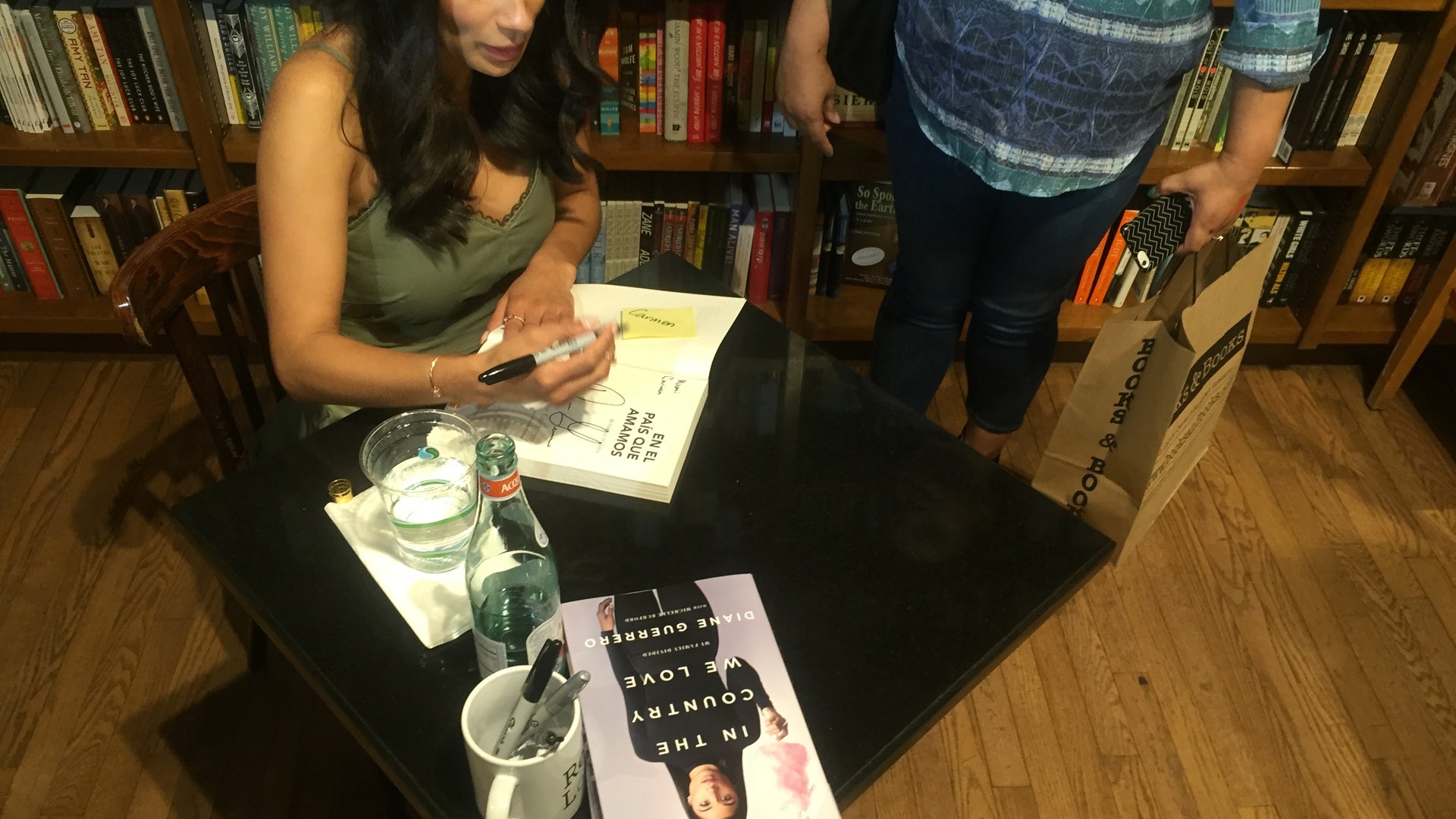 Diane Guerrero at her book signing 'In the Country We Love: My Family ...