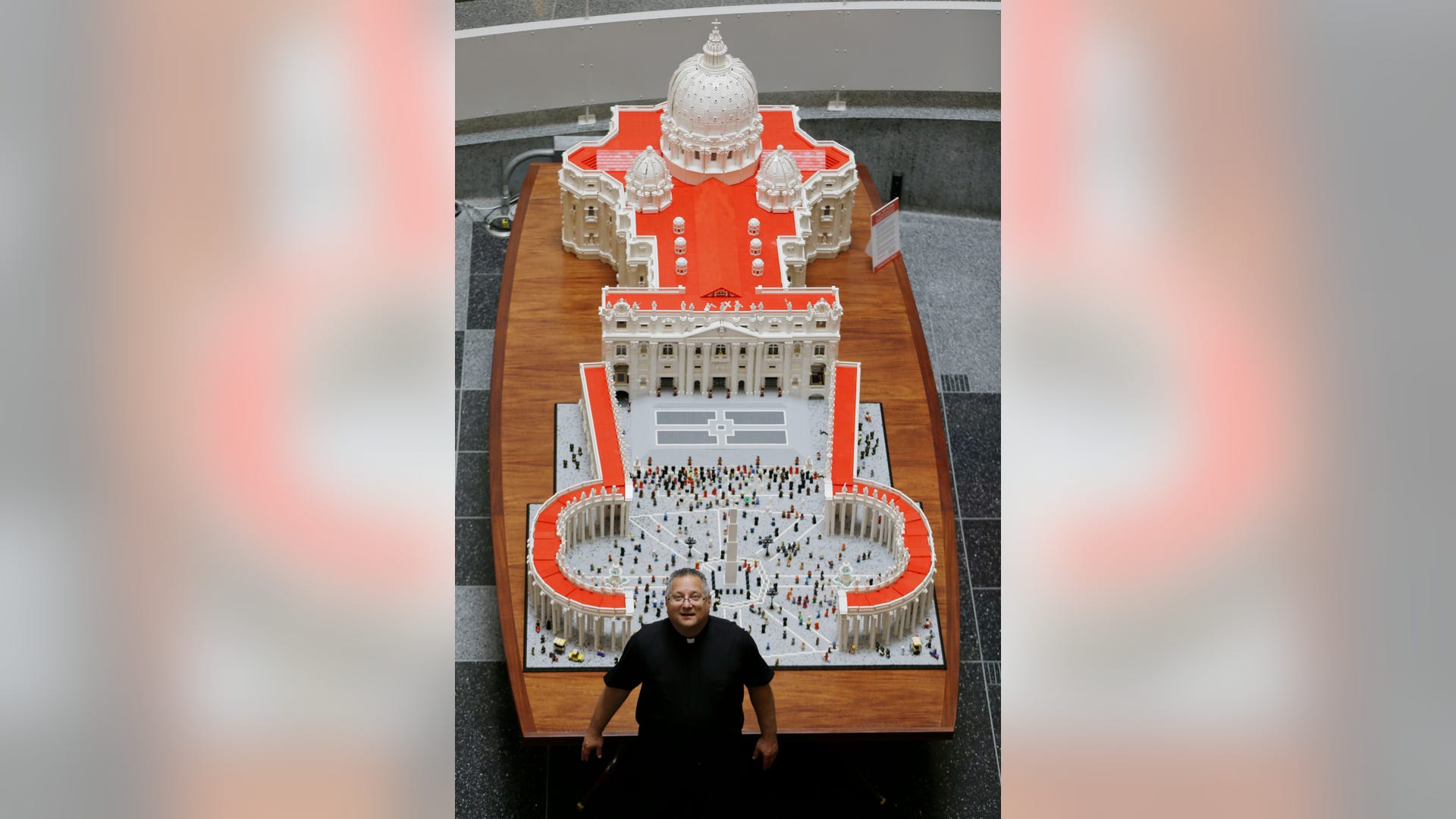 Astonishing Lego model of Vatican took Philly priest 500K pieces and 10 ...