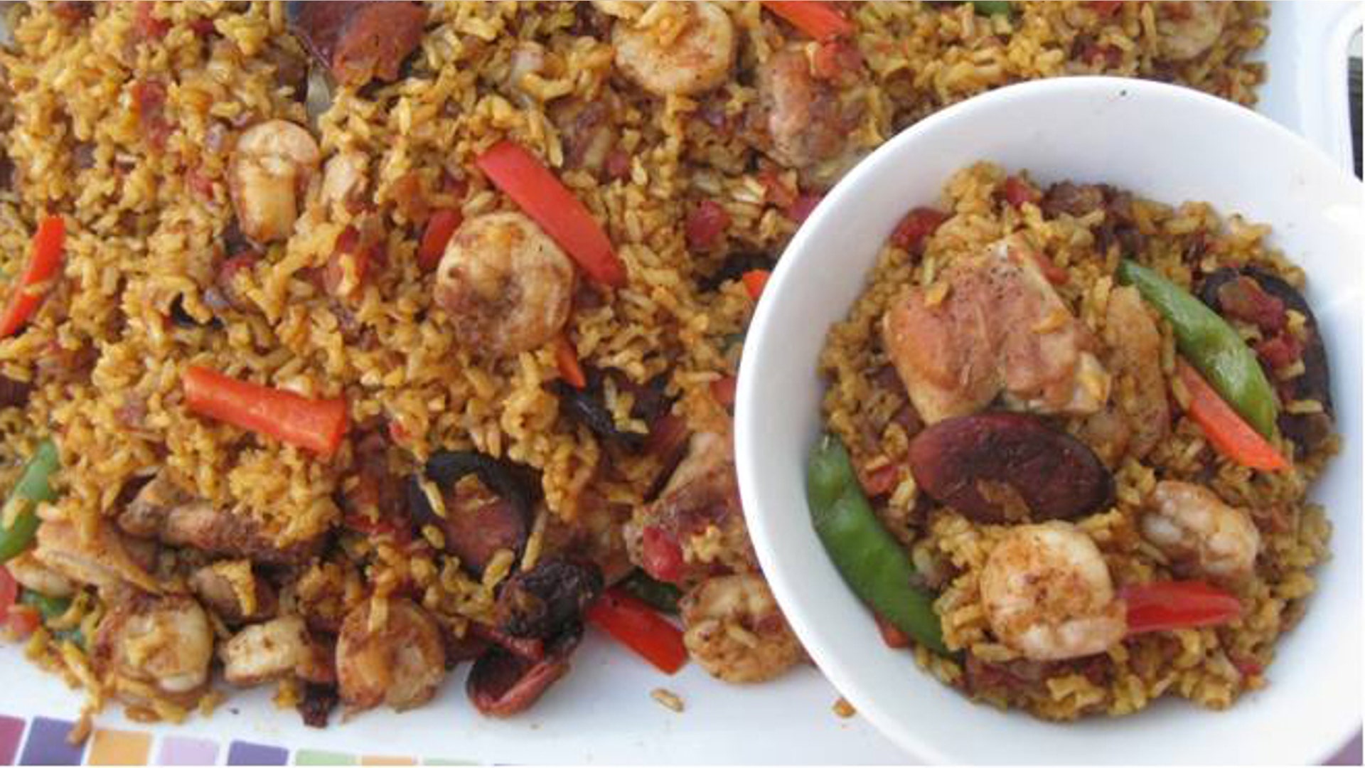Brown Rice Chicken, Chorizo and Shrimp Paella Recipe | Fox News