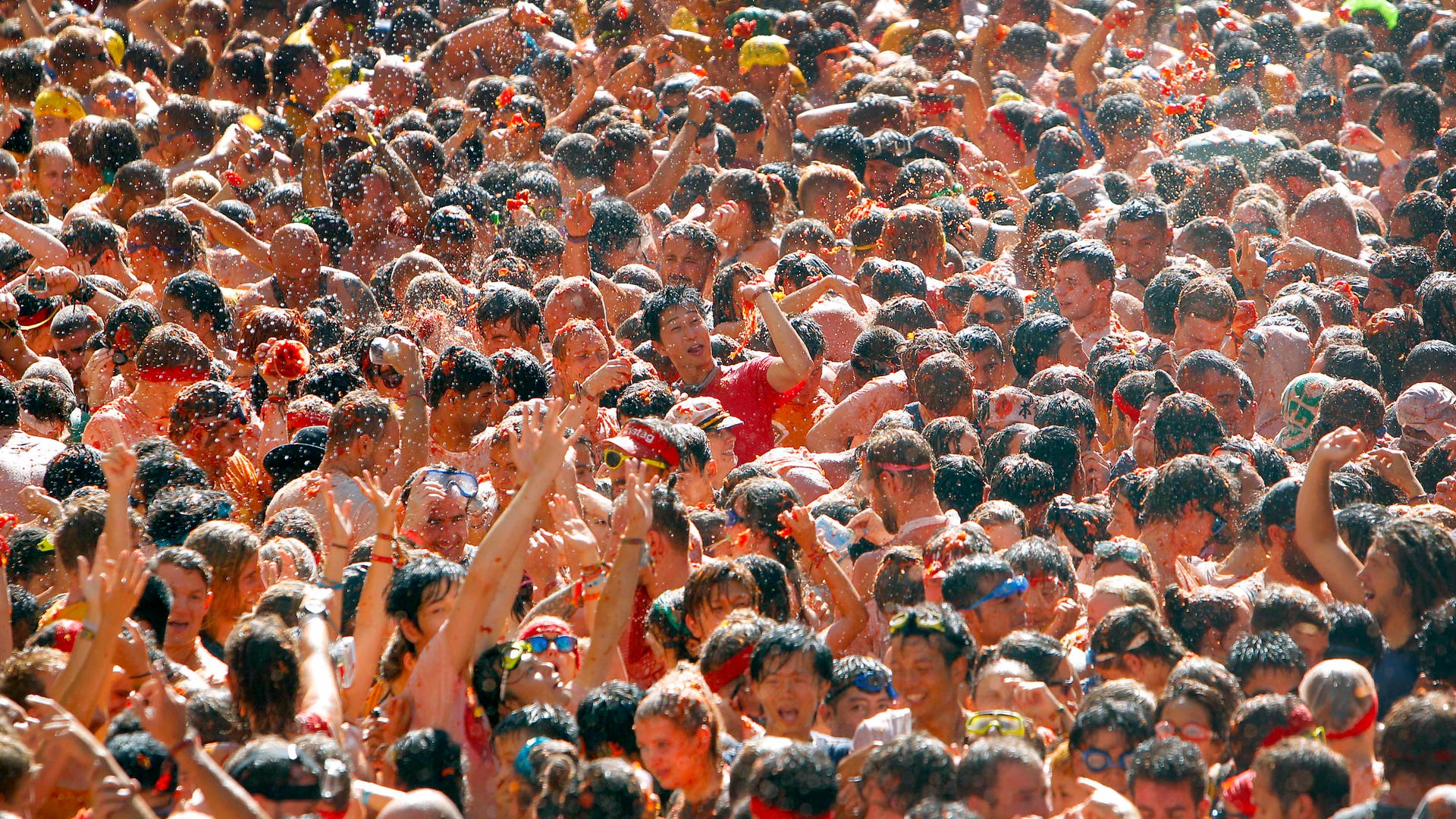 Annual Tomato Battle Leaves Spanish Town Red | Fox News