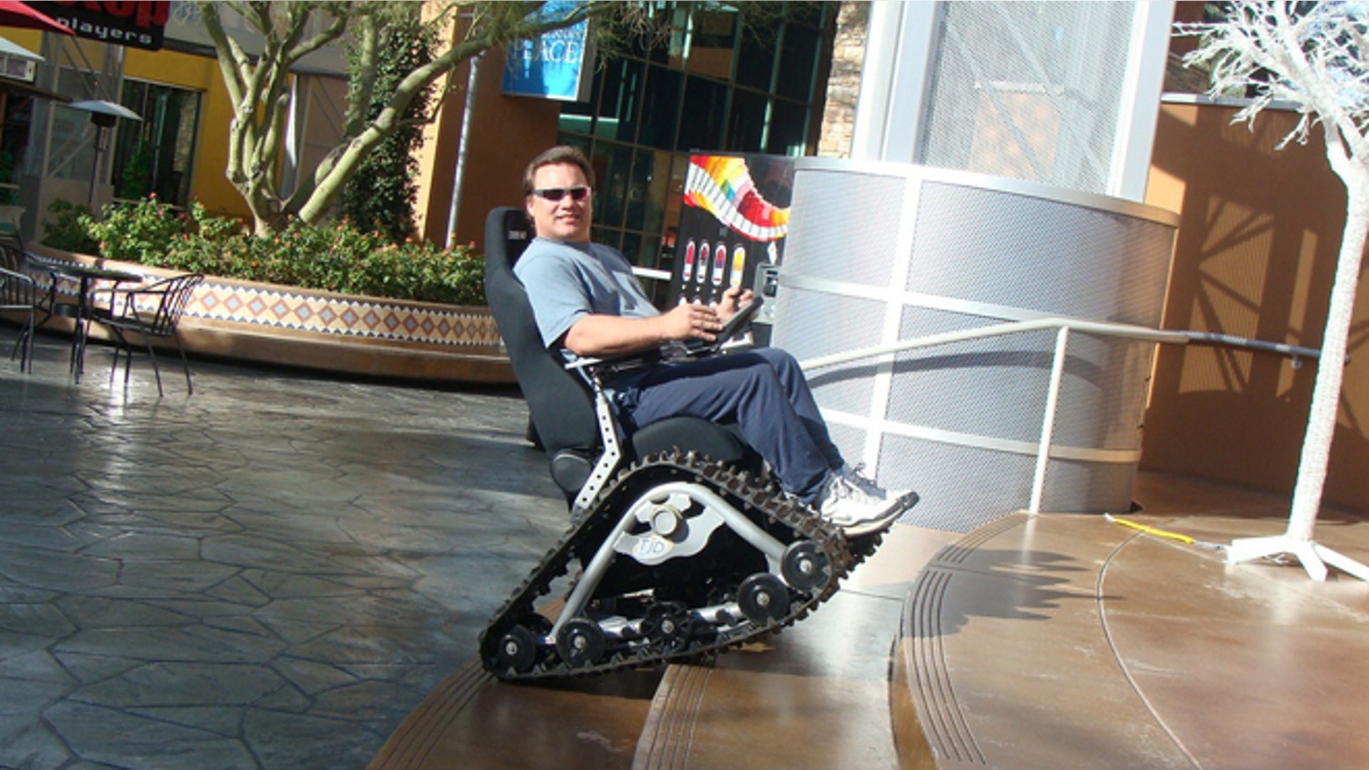 The 'Tankchair': A husband's devotion leads to greater mobility for ...