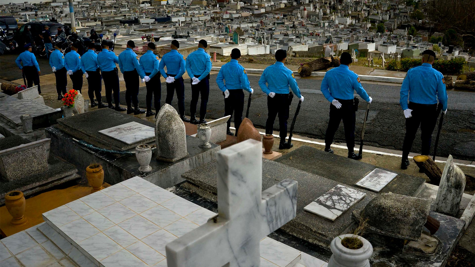 Puerto Rican police officer honored after dying in Hurricane Maria ...