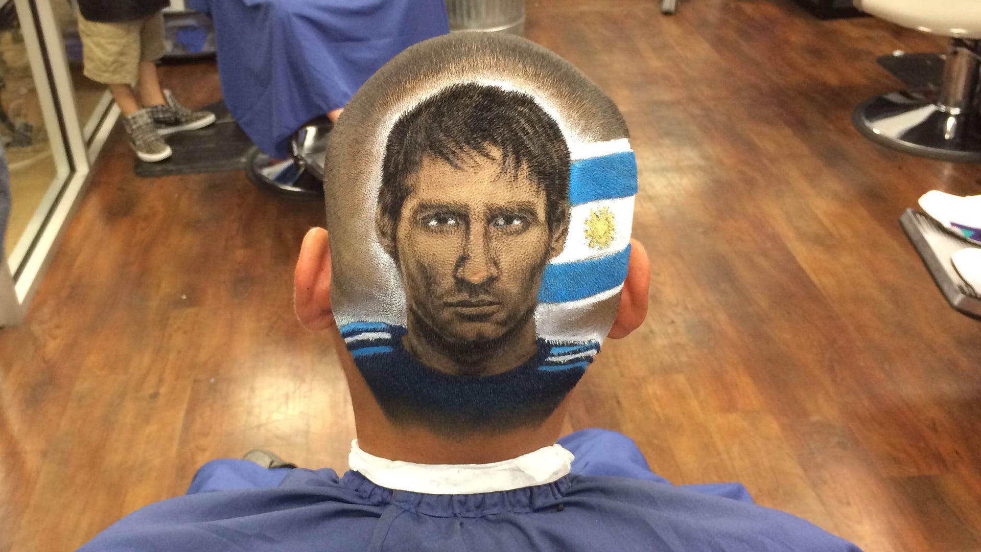 A Messi Jersey? Oh, Please! This Texas Barber Can Put Messi Himself On ...