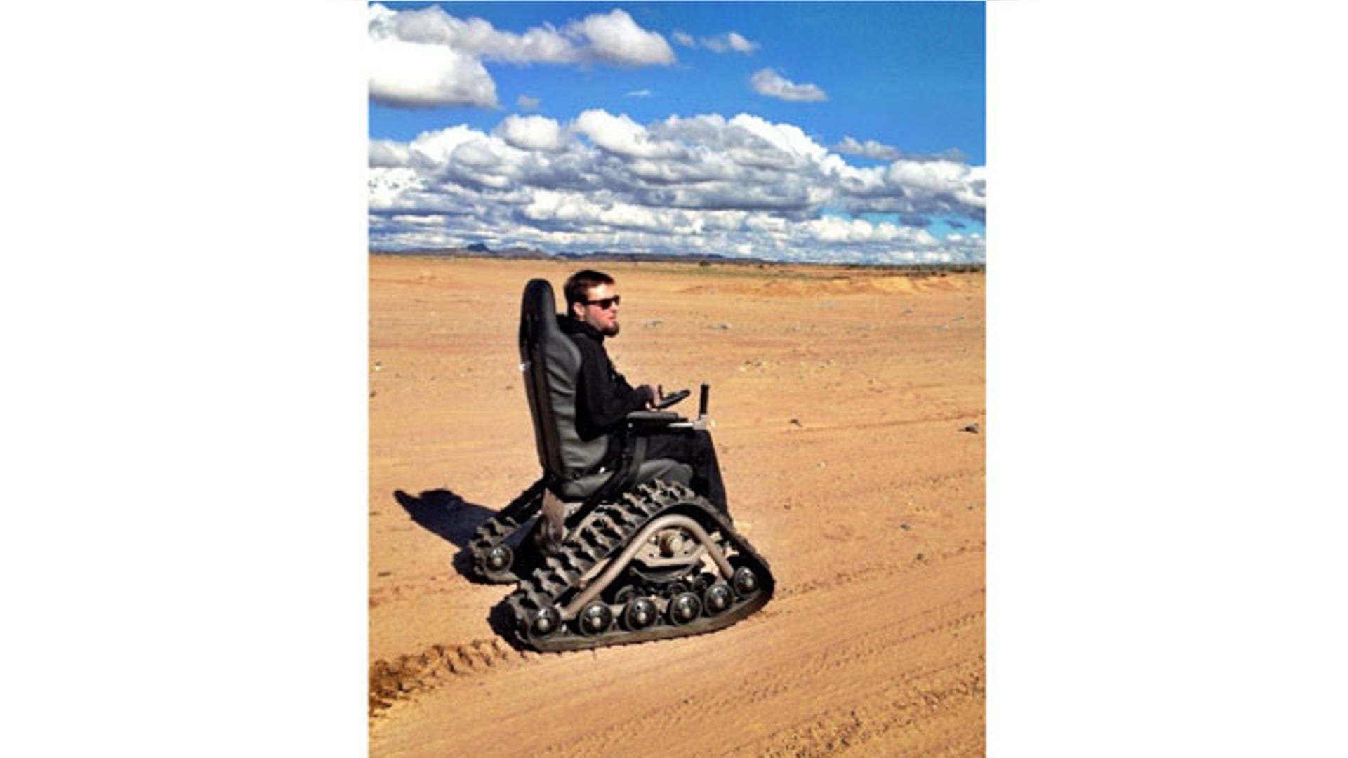 The 'Tankchair': A husband's devotion leads to greater mobility for ...