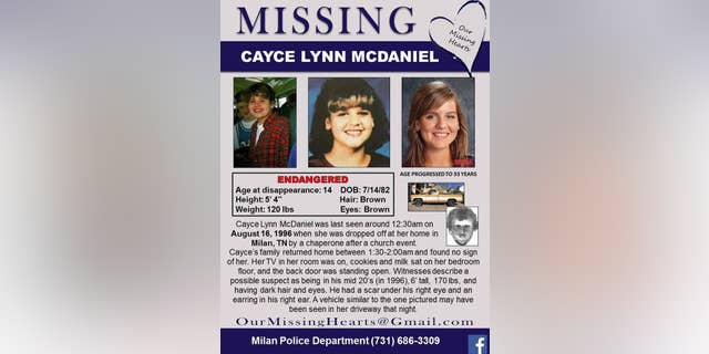 Convict Named Suspect In 1996 Cold Case Disappearance Of 14 Year Old