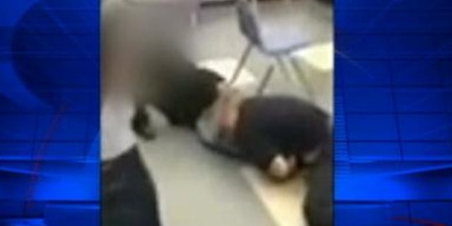 California teacher on leave after fight with student caught on ...