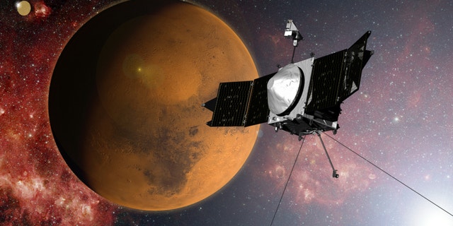 NASA's Maven explorer arrives at Mars after a 442 million mile journey ...