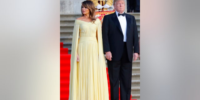 Melania Trump praised for J. Mendel gown: 'She looks like a princess ... Melania Trump praised for J. Mendel gown: 'She looks like a princess ...