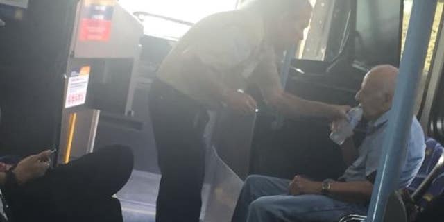 Bus driver's act of kindness helps elderly passenger, 92, cool off in ...