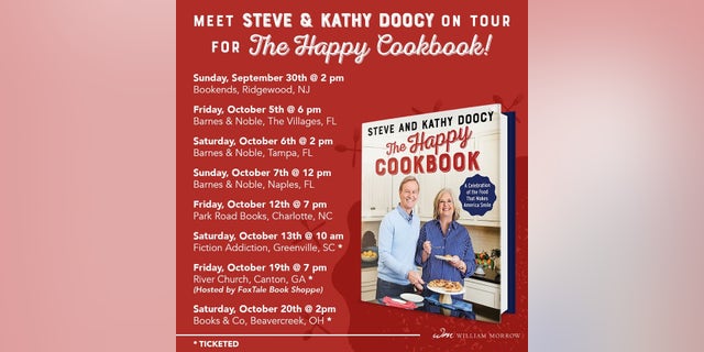 Meet Steve And Kathy Doocy On The Happy Cookbook Tour Fox News