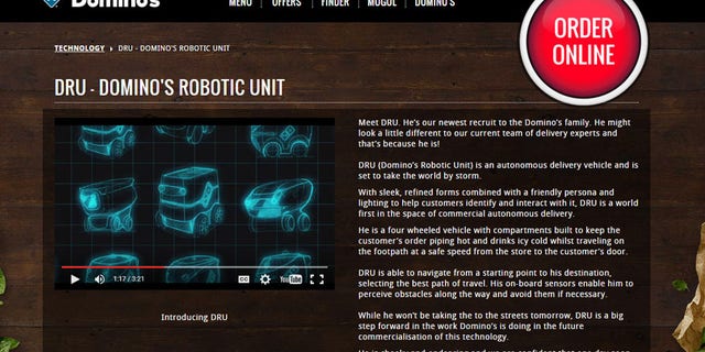 Domino's has built a self-driving robot for pizza delivery | Fox News