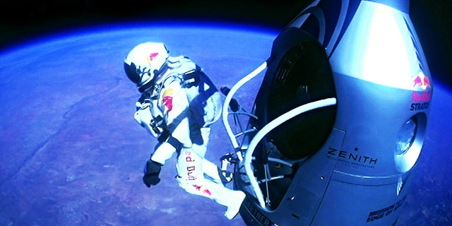 Historic jump from edge of space provides a collective moment and ...