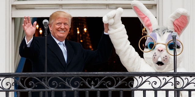 With the blow of a whistle, Trump kicks off Easter Egg Roll | Fox News
