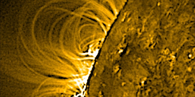 Sun's Plasma Loops Shine as Art in NASA Video Technique | Fox News