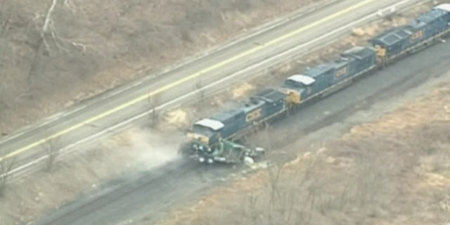 Train hits truck carrying hydrochloric acid in Pennsylvania ...