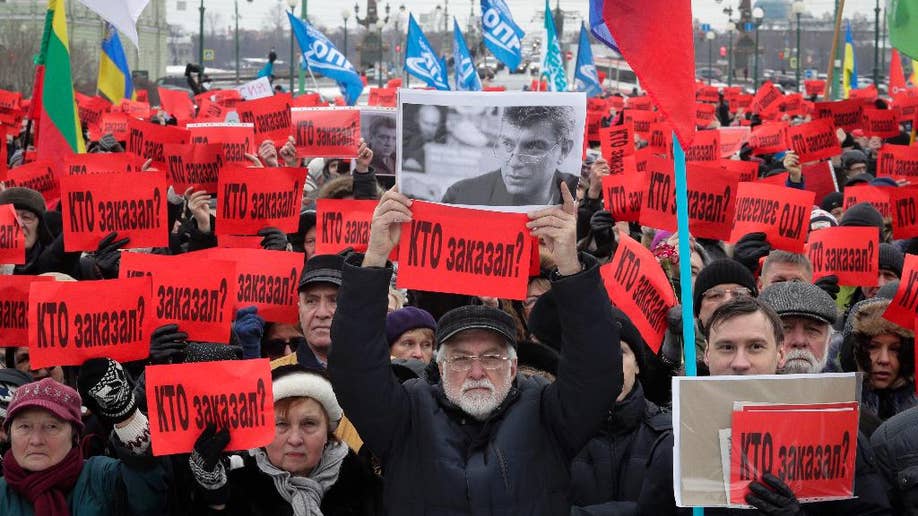 Russians March To Remember Slain Opposition Leader Nemtsov Fox News