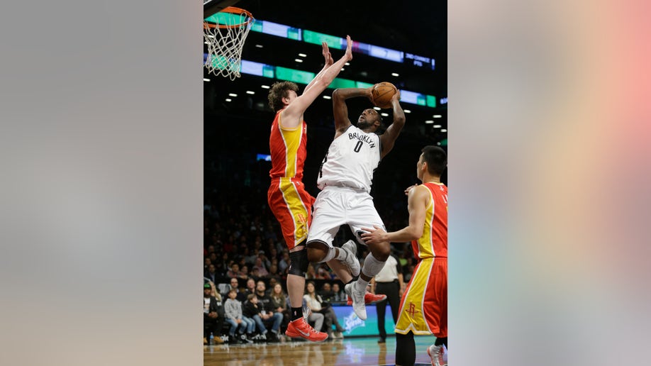 Harden, Delfino score 22, Rockets beat Nets for 13th straight time, 106 ...