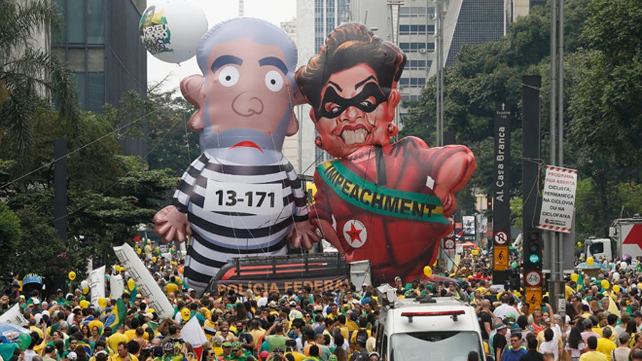 3M protesters call for Brazilian president's resignation amid ...