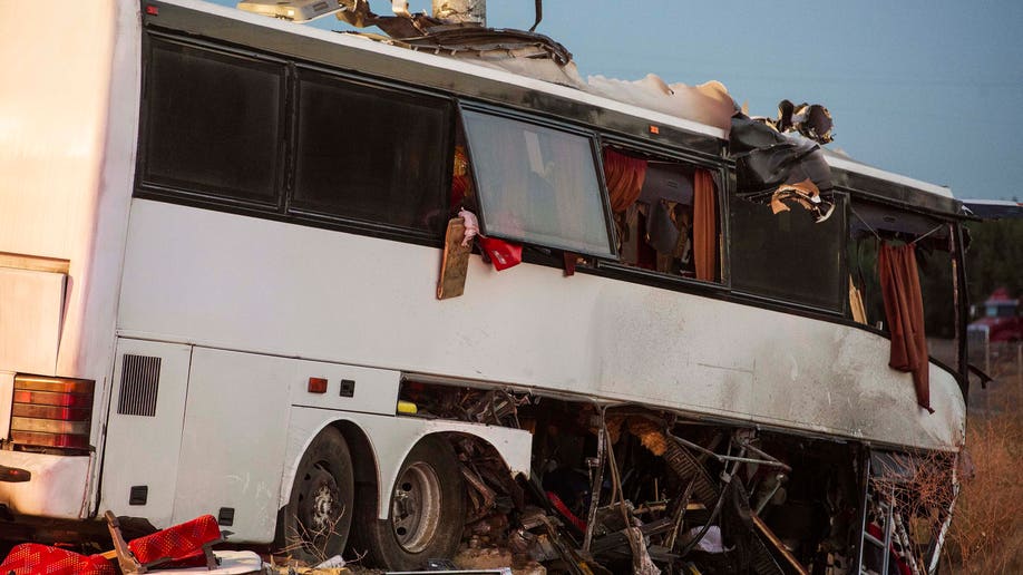 Bus Nearly Sliced In Half By Signpost In Horrific Accident That Killed