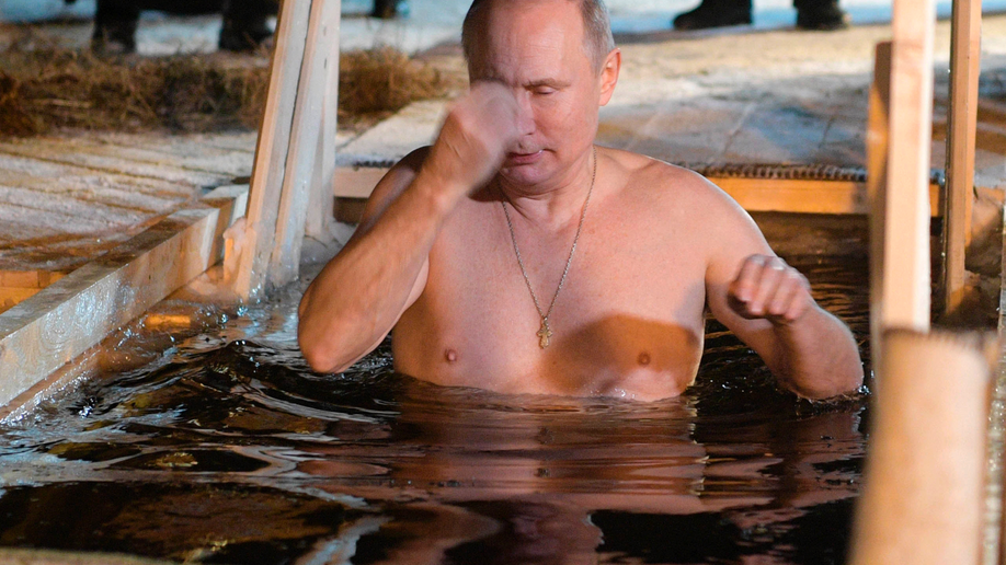 Putin Takes Dip In Icy Russian Lake On Epiphany Fox News