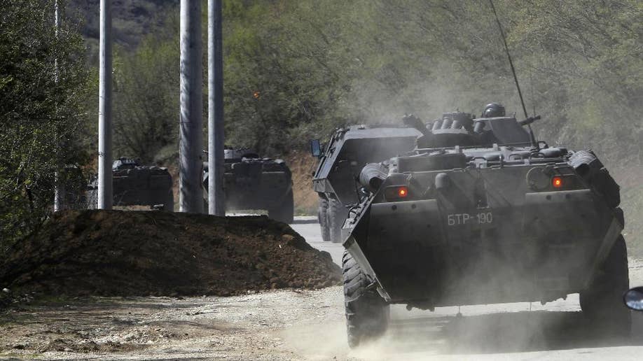 Macedonian police: Border watchtower attacked by group in uniforms of ...