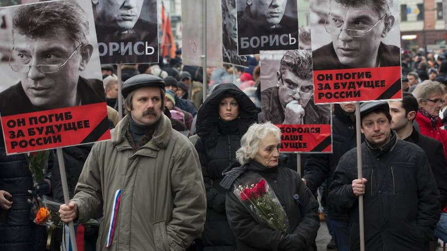 Thousands March In Moscow To Mourn Slain Boris Nemtsov Fox News
