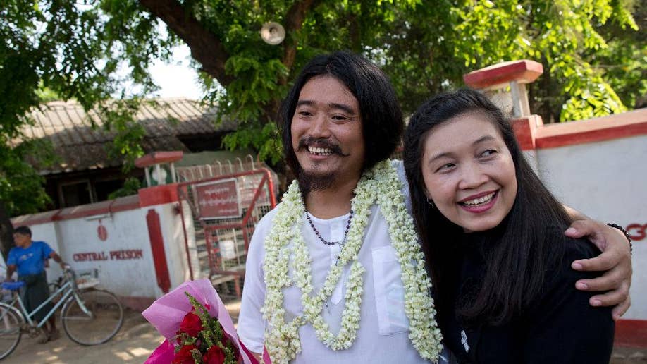 Prominent political prisoner freed in Myanmar, many remain | Fox News Prominent political prisoner freed in Myanmar, many remain | Fox News
