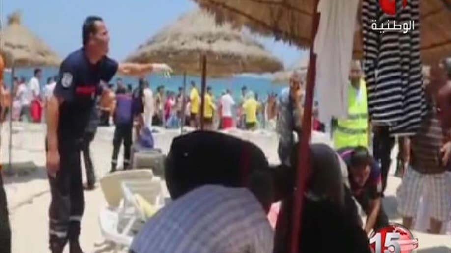 THE LATEST: 2 gunmen kill at least 7 in attack on beach in Tunisia; 1 ...
