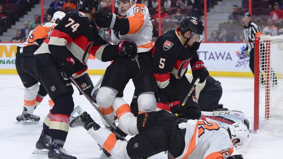 Claude Giroux scores in OT, Flyers beat Senators 3-2 | Fox News Claude Giroux scores in OT, Flyers beat Senators 3-2 | Fox News