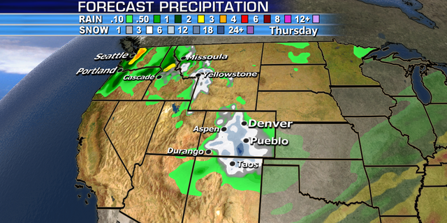 Heavy snow expected in the Rockies, severe storms starting in Texas up ... Heavy snow expected in the Rockies, severe storms starting in Texas up ...