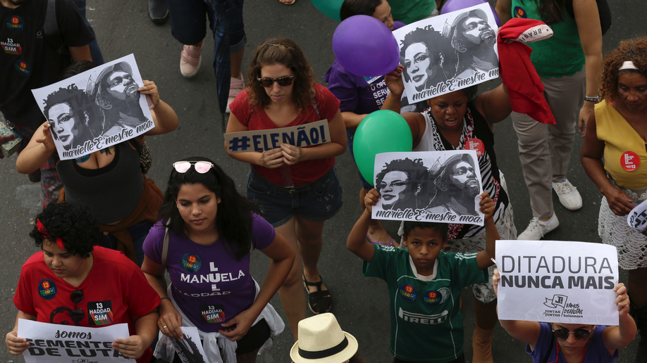 Thousands rally against leading, far-right Brazil candidate | Fox News Thousands rally against leading, far-right Brazil candidate | Fox News