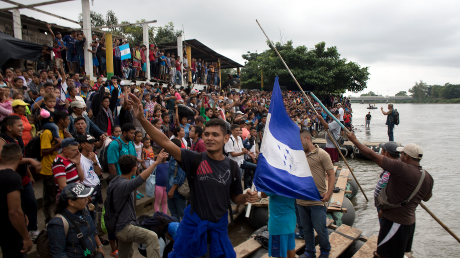 The Latest Caravan Migrants Turn Back At Mexico Border Fox News