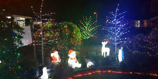 Crazy Christmas display with 50,000 lights most festive in UK, family ...