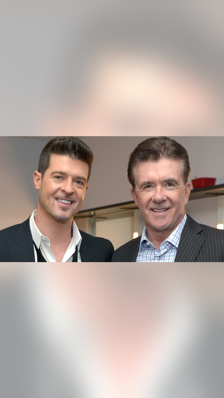 Robin Thicke And Alan Thicke