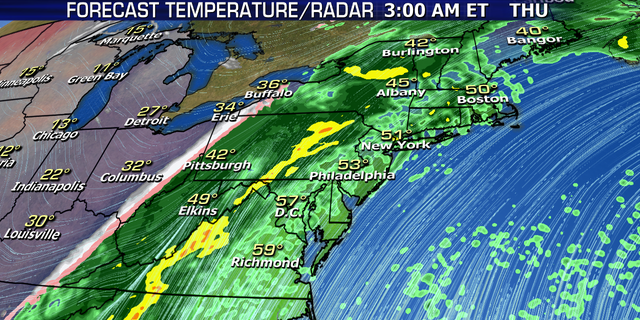 Warmer temperatures bring rain across the East | Fox News