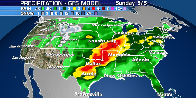 Severe storms threaten Central US; snow blankets Central Rockies | Fox News Severe storms threaten Central US; snow blankets Central Rockies | Fox News