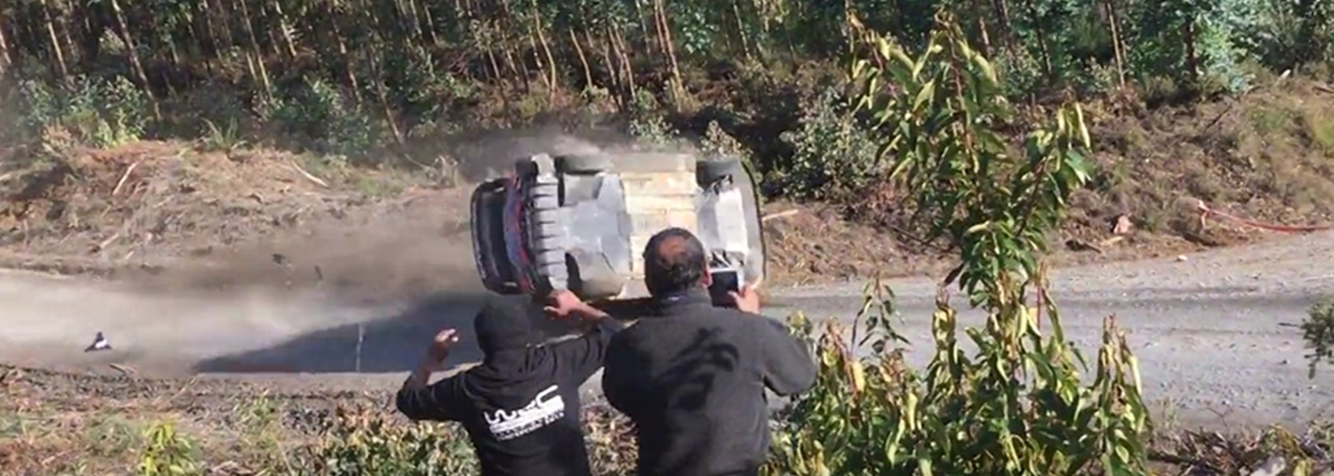 World Rally Championship driver survives dramatic barrel roll | Fox News