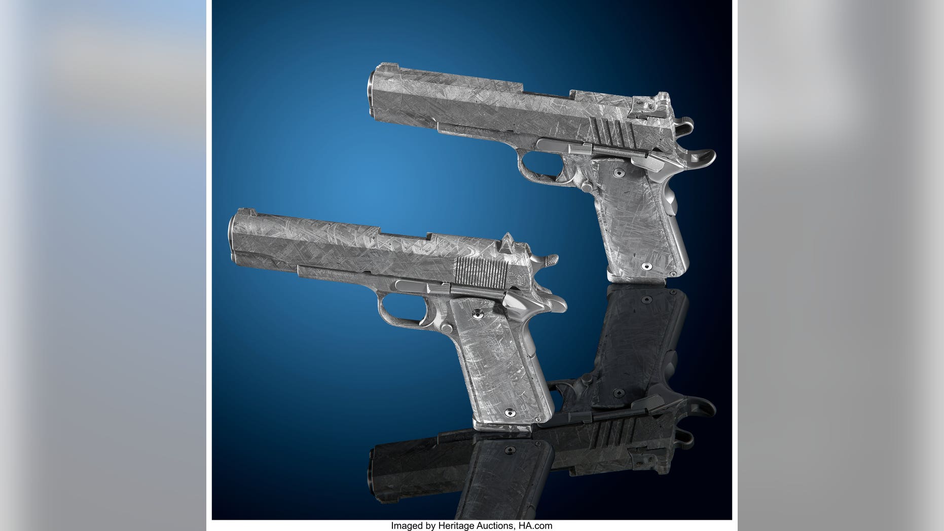 Pistols made from a 4.5 billion-year-old meteorite could fetch $1.5 ...
