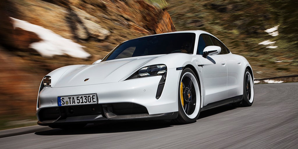 New electric porsche taycan store
