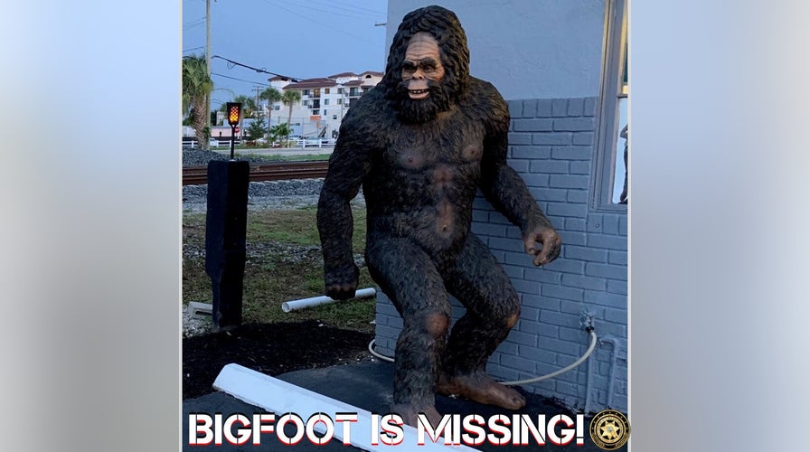 8-foot Bigfoot statue stolen from Florida mattress store, police say ... 8-foot Bigfoot statue stolen from Florida mattress store, police say ...