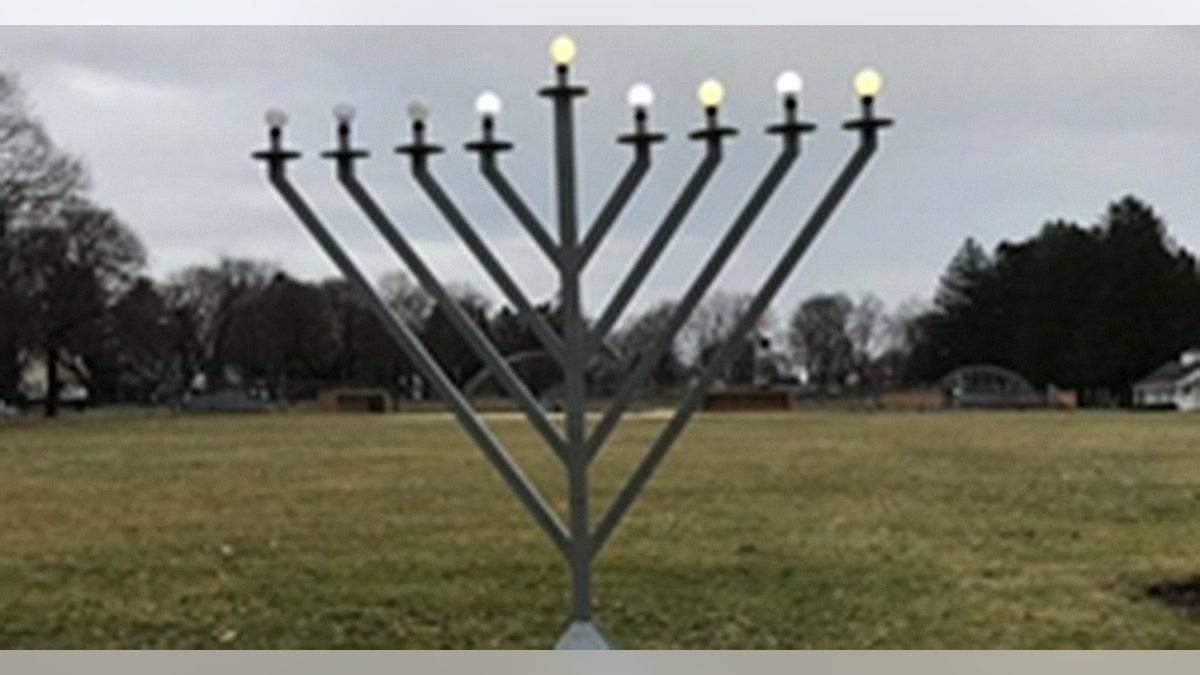 Menorah in New Jersey toppled in possible bias-crime incident ...