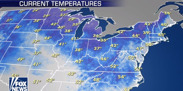 Unseasonable cold lingers for one last day in East before severe ...
