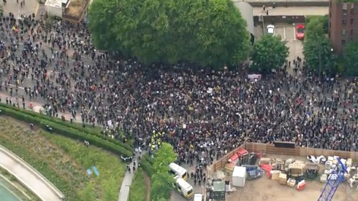 Uk Leader Says Anti Racism Protests Now Subverted By Thuggery After