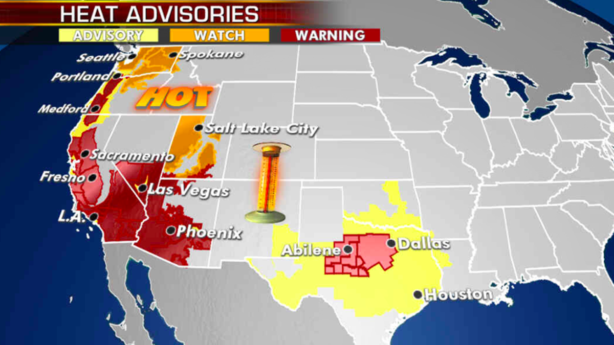 Heat Wave Continues Across Southwestern Us As Temperatures To Hit