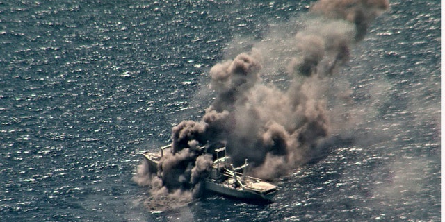 Navy sinks warship during Rim of the Pacific exercise, video shows ... Navy sinks warship during Rim of the Pacific exercise, video shows ...